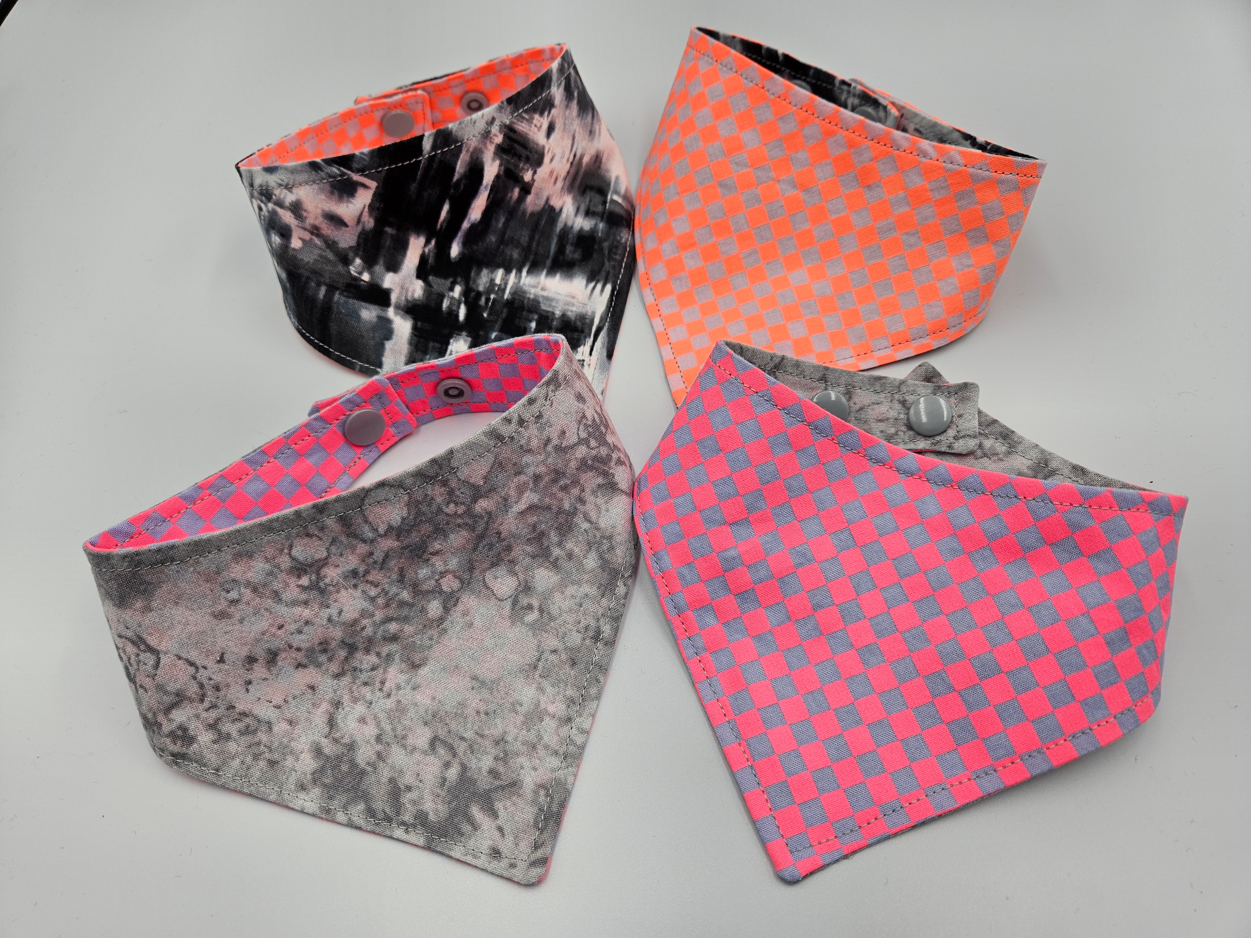 Check Please Reversible Snap-on Dog Bandana – Limited Edition Style ...